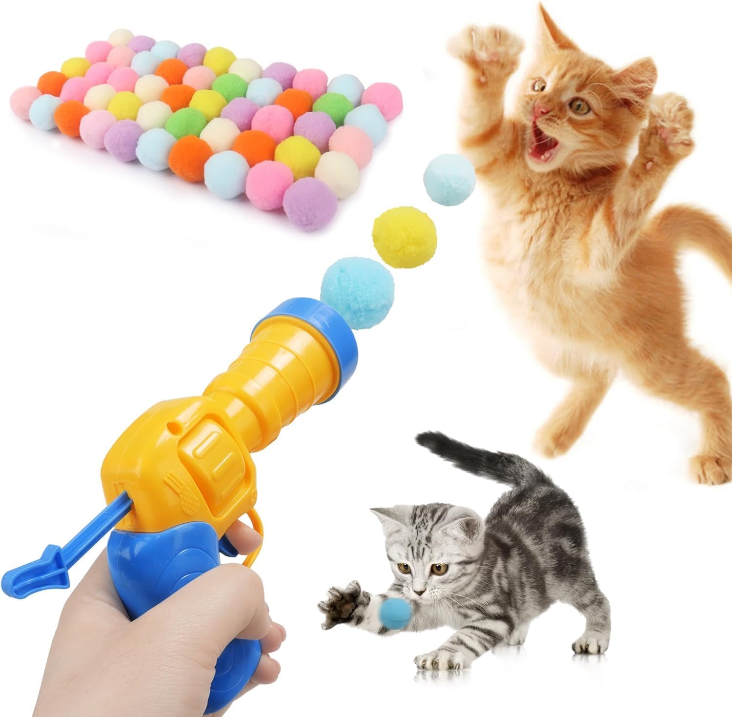 Amazon.com : G&Store Cat Toys Interactive for Indoor Cats Halloween Cat ...