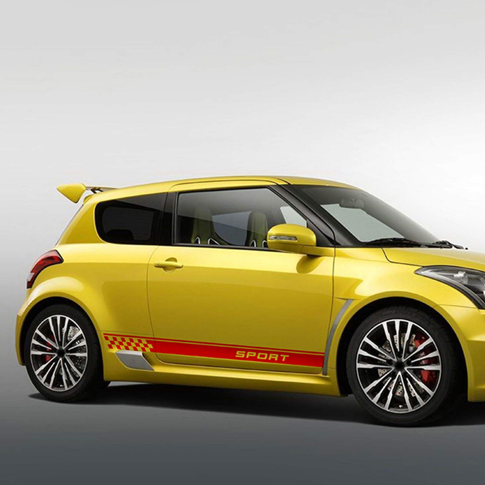 Buy car stickers For Suzuki Swift,Car Styling Door Side Stripes Skirt ...