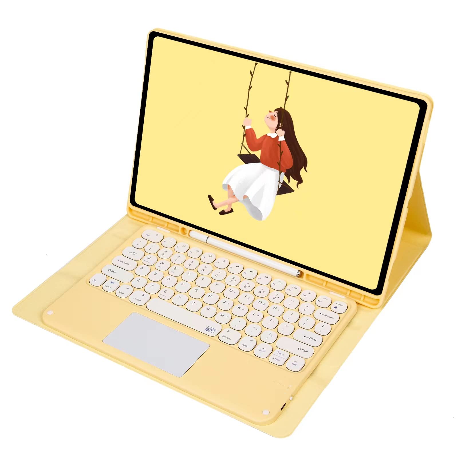 Amazon.com: QYiiD Keyboard Case with Touchpad for Galaxy Tab S9 Ultra ...