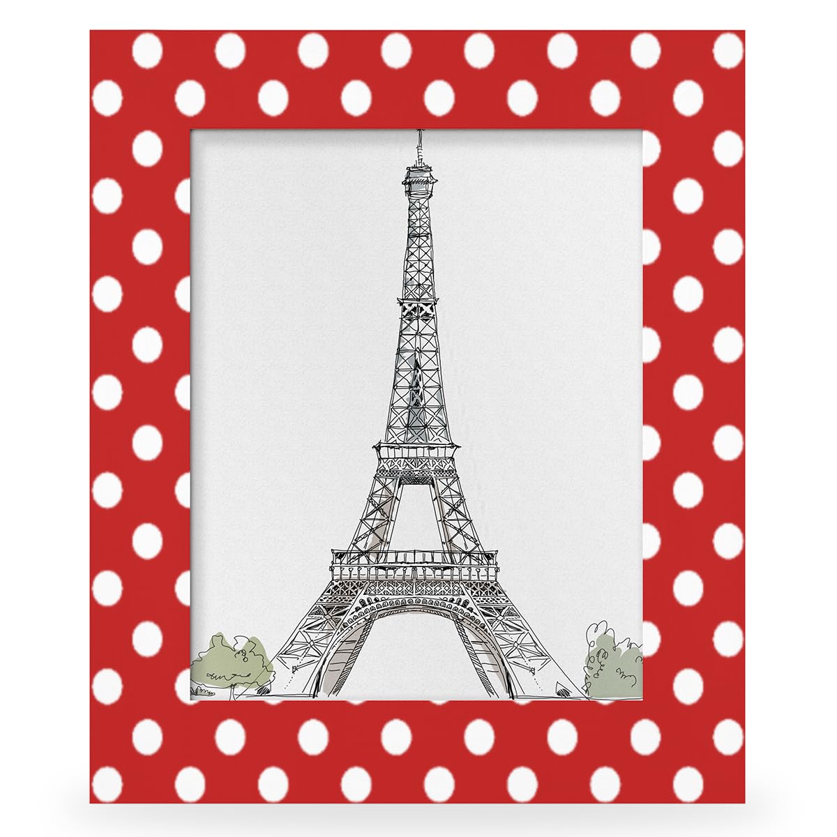 Red Polka Dot Frame