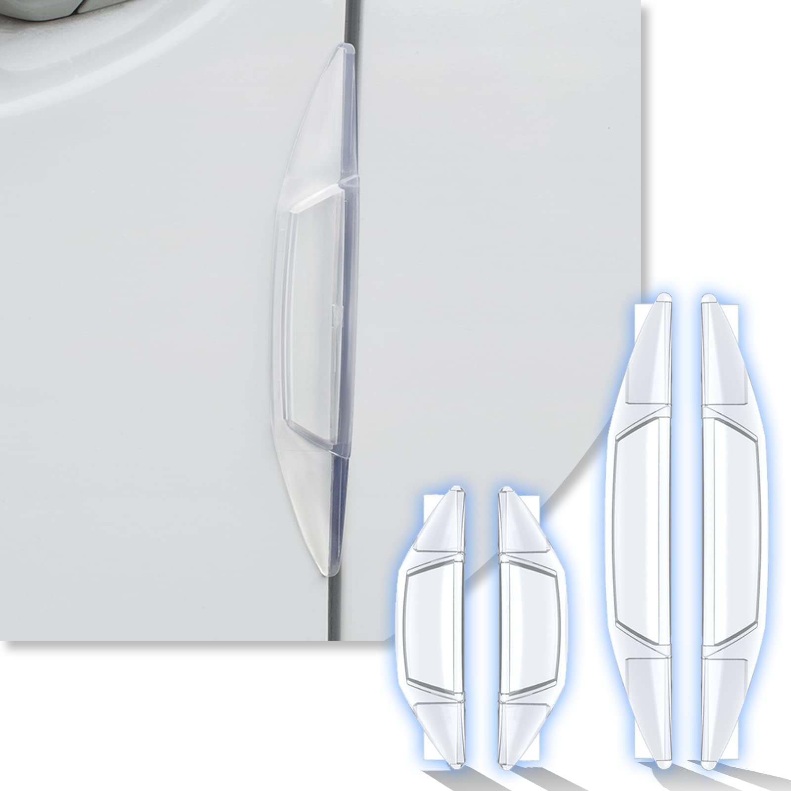 MAKINGTEC Anti-Collision Bumper Guard, Pack-4 Auto Door Side Edge ...