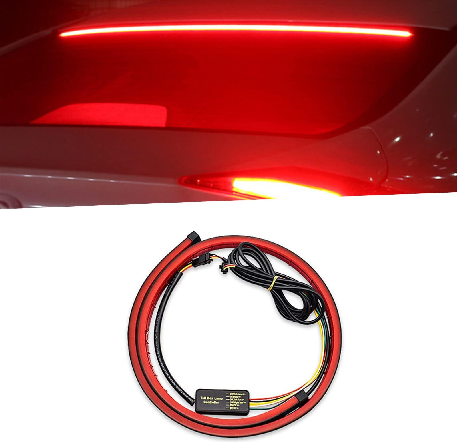 Amazon.com: Dewkou LED High Mount Stop Brake Light, Third Brake Light ...