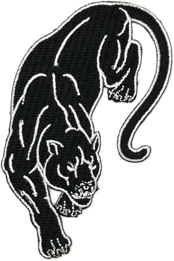 Amazon.com: Graphic Dust Roaring Black Panther Embroidered Iron on ...