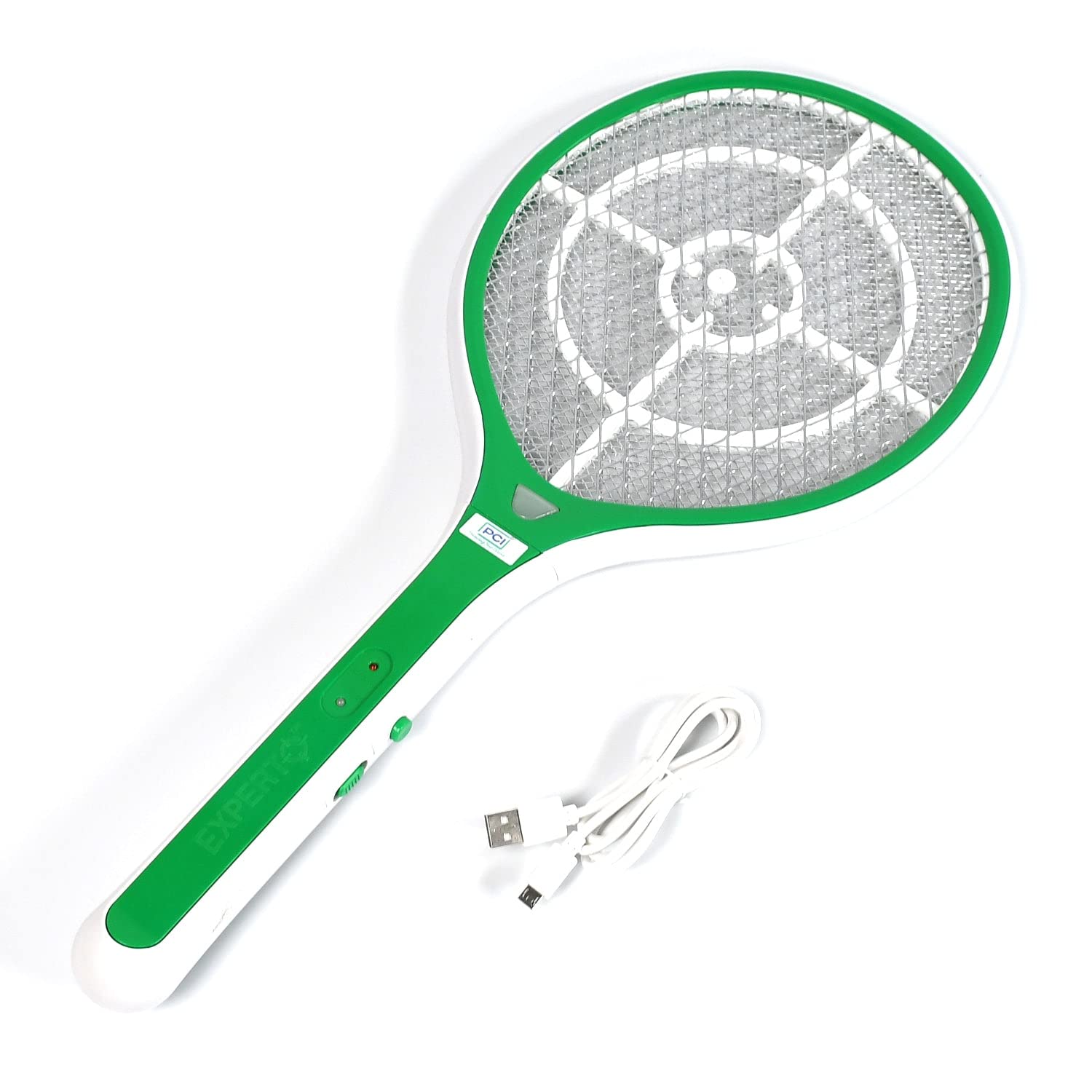 Mabron Mosquito Killer Racket Rechargeable Handheld Electric Fly ...