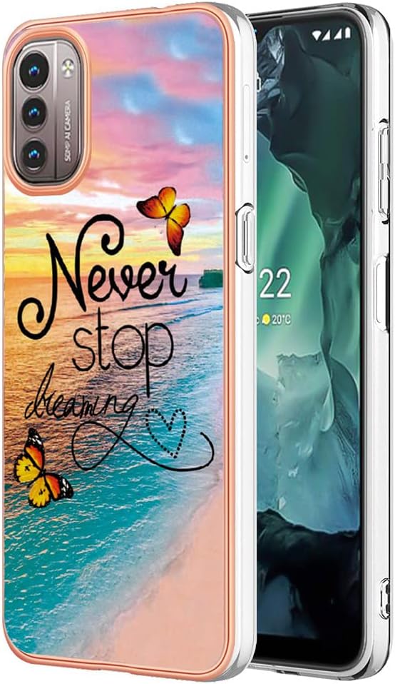 SEAHAI Case for Nokia G21 / Nokia G11, Ultra Thin Premium TPU Bumper ...