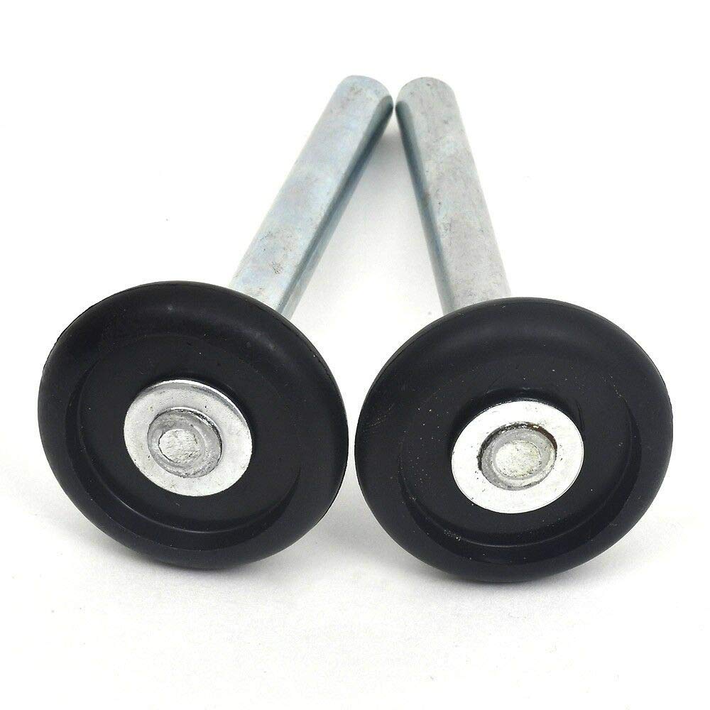 Snapklik.com : Garage Door Roller 4 Inch Stem Standard Rollers w/Black ...