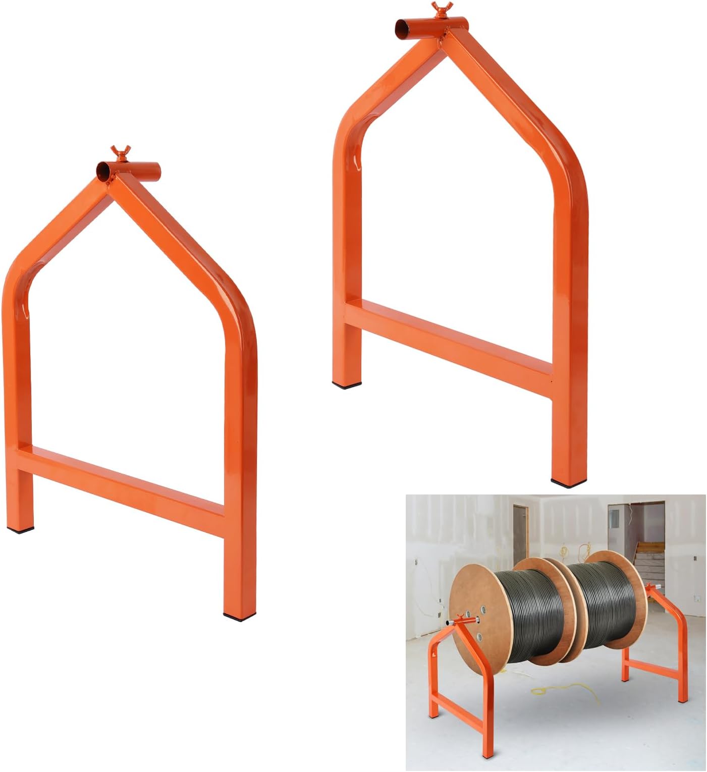 Amazon.com: Hicarer Durable Single Axle Cable Caddy 13'' x 16'' Wire ...