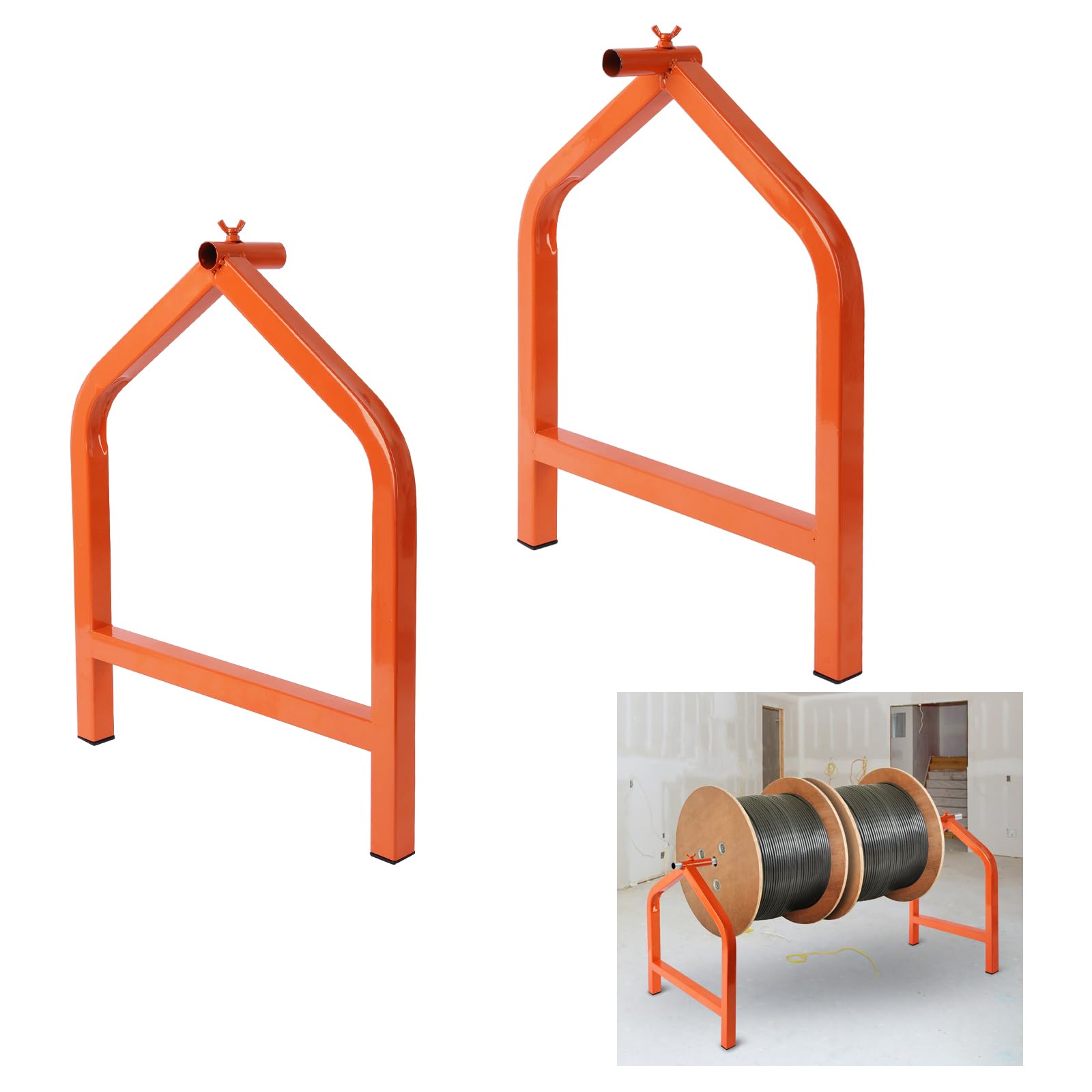 Amazon.com: Wire Spool Caddy, Wire Spool Rack, Portable Cable Caddy ...