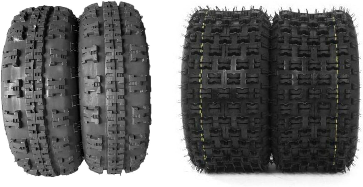 Amazon.com: MOTOOS Set of 4 21x7-10 Front & 22x10-10 Rear ATV UTV Tires, Tubeless (2 Pairs, 4 ...