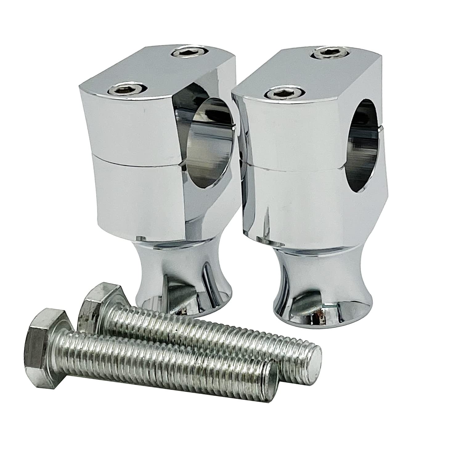 Amazon.com: Universal Motorcycle 1 Inch 25mm Handlebar Risers Bar Mount ...