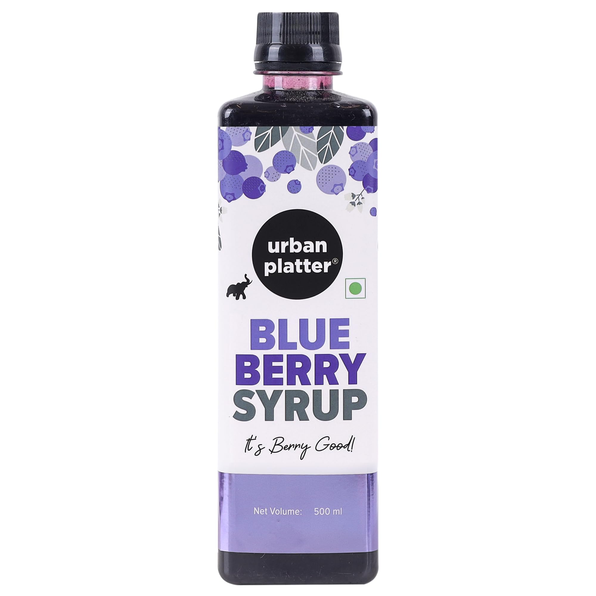 Urban Platter Blueberry Syrup, 500ml / 17fl.oz [Thick, Real Fruits ...