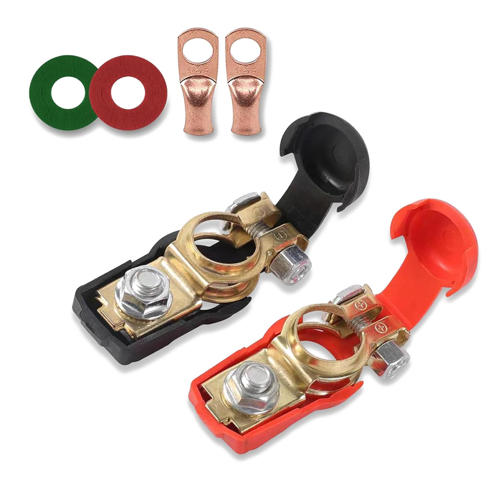 Amazon.com: Damwot Car Battery Terminal Connector Classification Kit ...