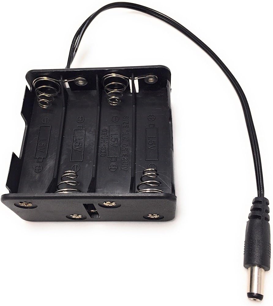 Amazon.com: 12v DC Battery Pack for LED Strip Lights Case Holder ...