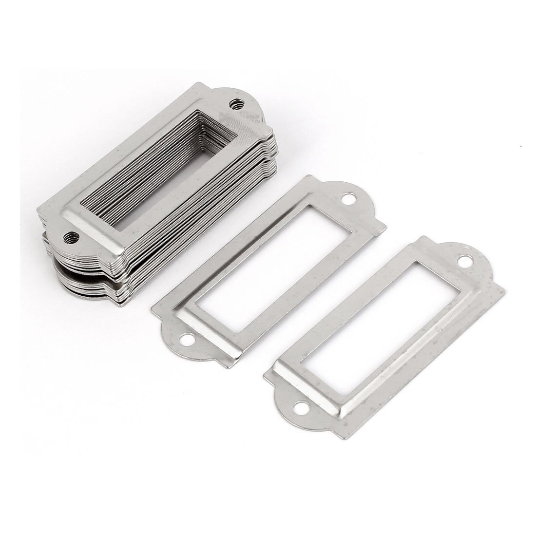 Amazon.com: uxcell Office File Drawer Label Tag Name Card Holder Silver ...