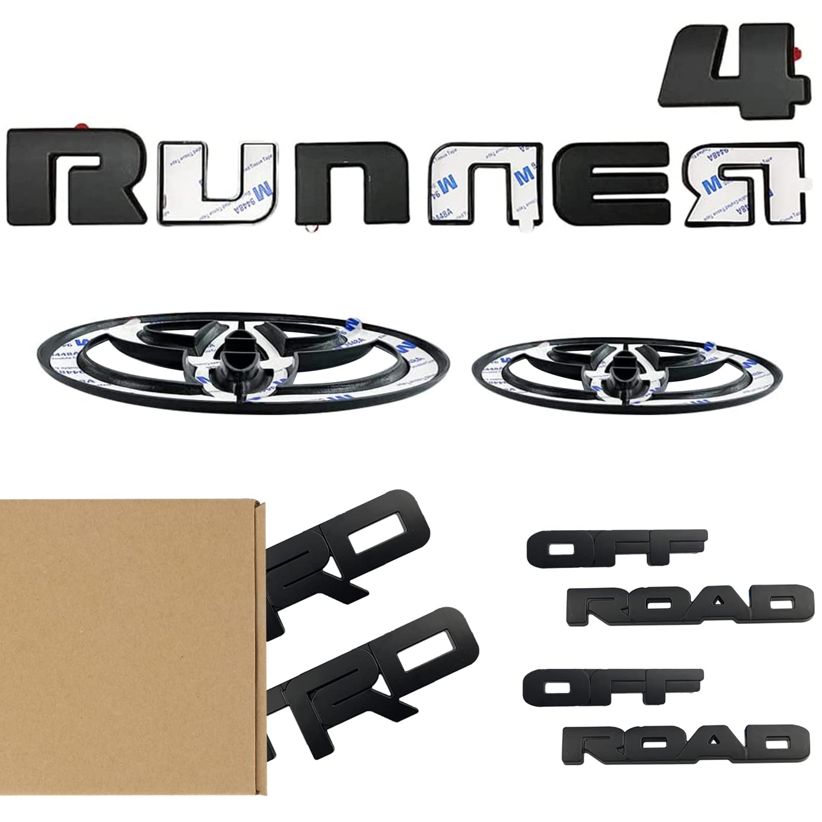 Amazon.com: Blackout Emblem Overlays Compatible with 4Runner 2010-2019 ...