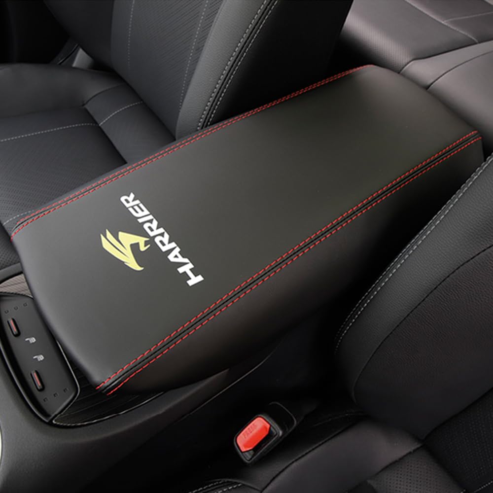 Amazon.co.jp: XIKER トヨタ ハリアー 80系 専用 レザーアームレストカバー HARRIER センター コンソールボックス カバー 傷 汚れ防止 被せるだけパーツ 内装 ...