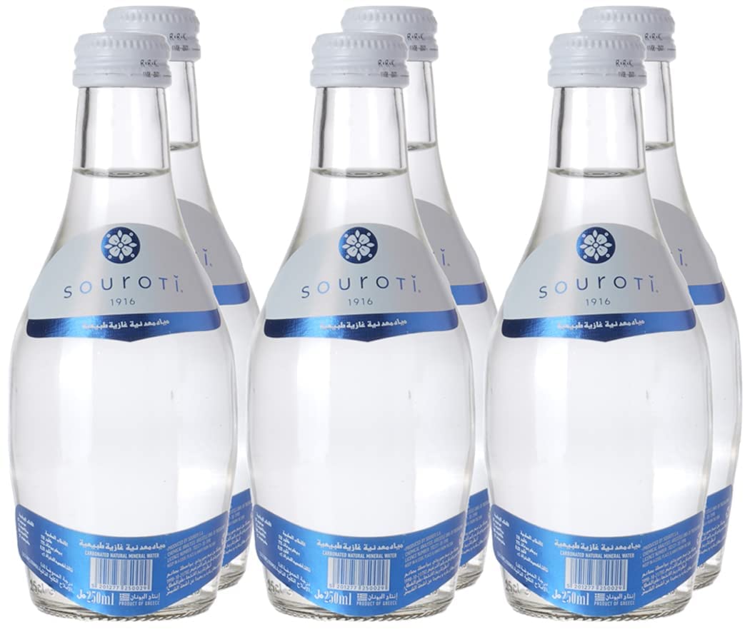 Buy Souroti Sparkling Natural Mineral Water 12 Bottle 250ml Online at ...
