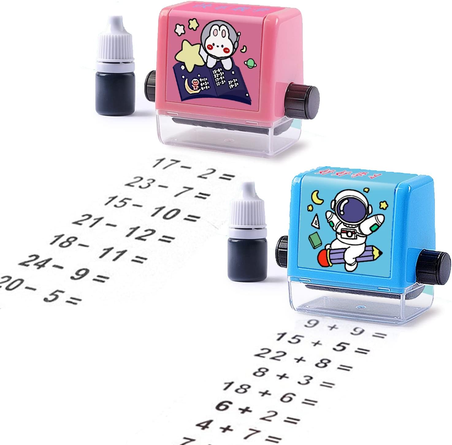 Amazon.com : AIIONP Roller Digital Teaching Stamp for Kids, Smart Math ...