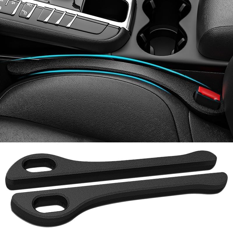 Givifive Car Seat Gap Filler Set of 2 Soft Foam Seat Gap Filler ...