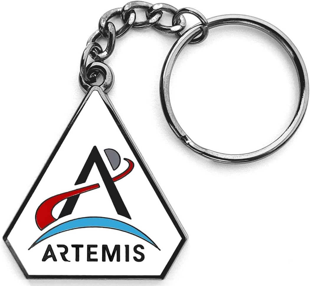 Amazon.com: Pinsanity Artemis Logo Metal Keychain : Clothing, Shoes ...