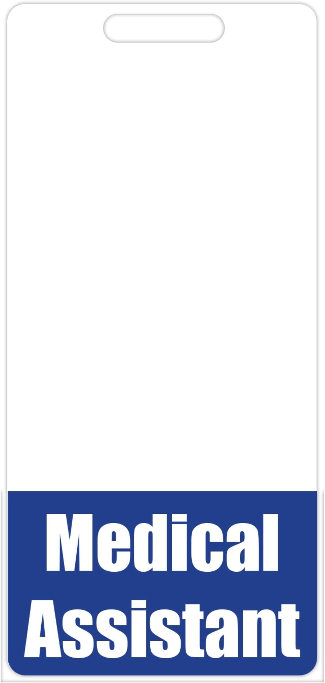 Amazon.com : MA Badge Buddy (Blue) - Vertical Heavy Duty Badge Tags for ...