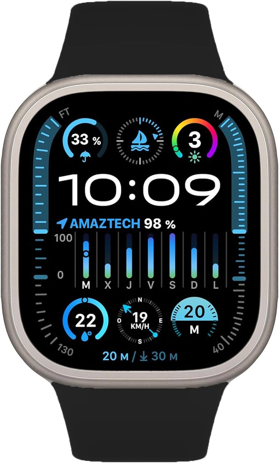 Reloj Inteligente HK9 Pro Plus Smartwatch AMOLED 2,02 Waterprof IP67 ...