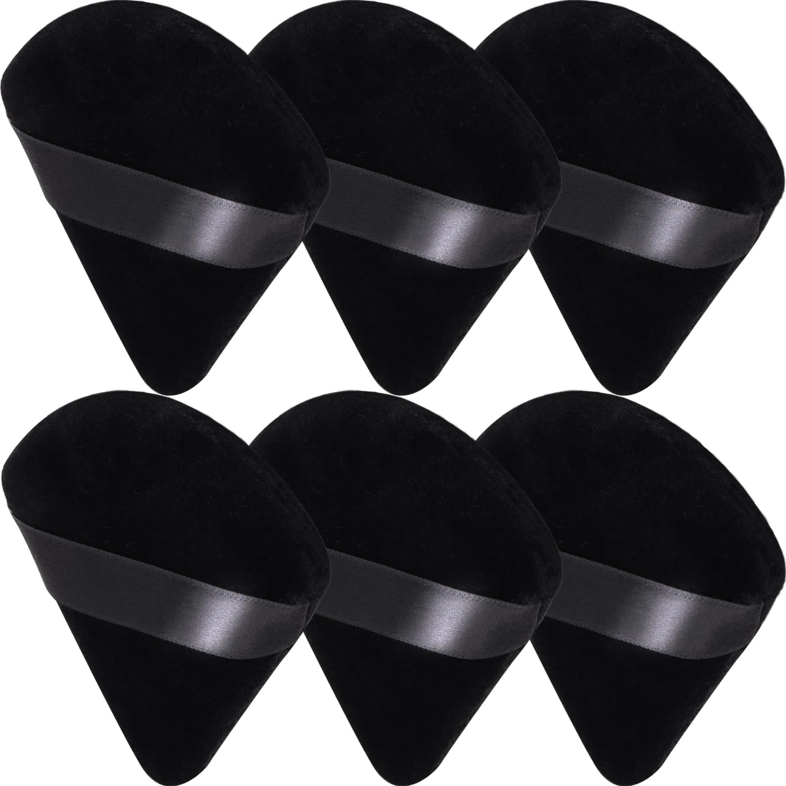 Amazon.com: Miss Lil USA - 6 Pcs Triangle Powder Puff, Soft Makeup Puff ...
