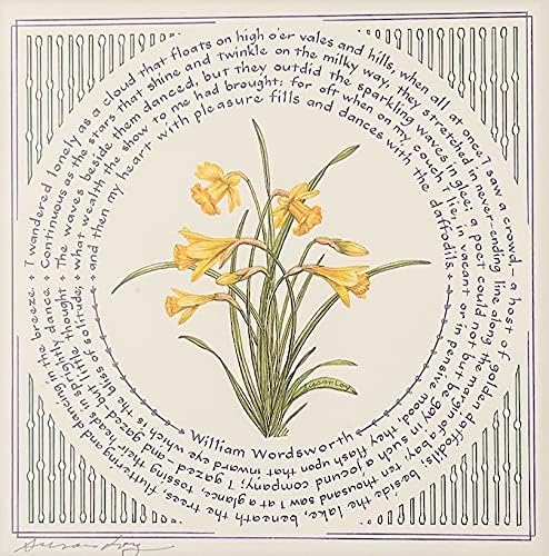 “Daffodils” William Wordsworth Art Print by Susan Loy Literary ...