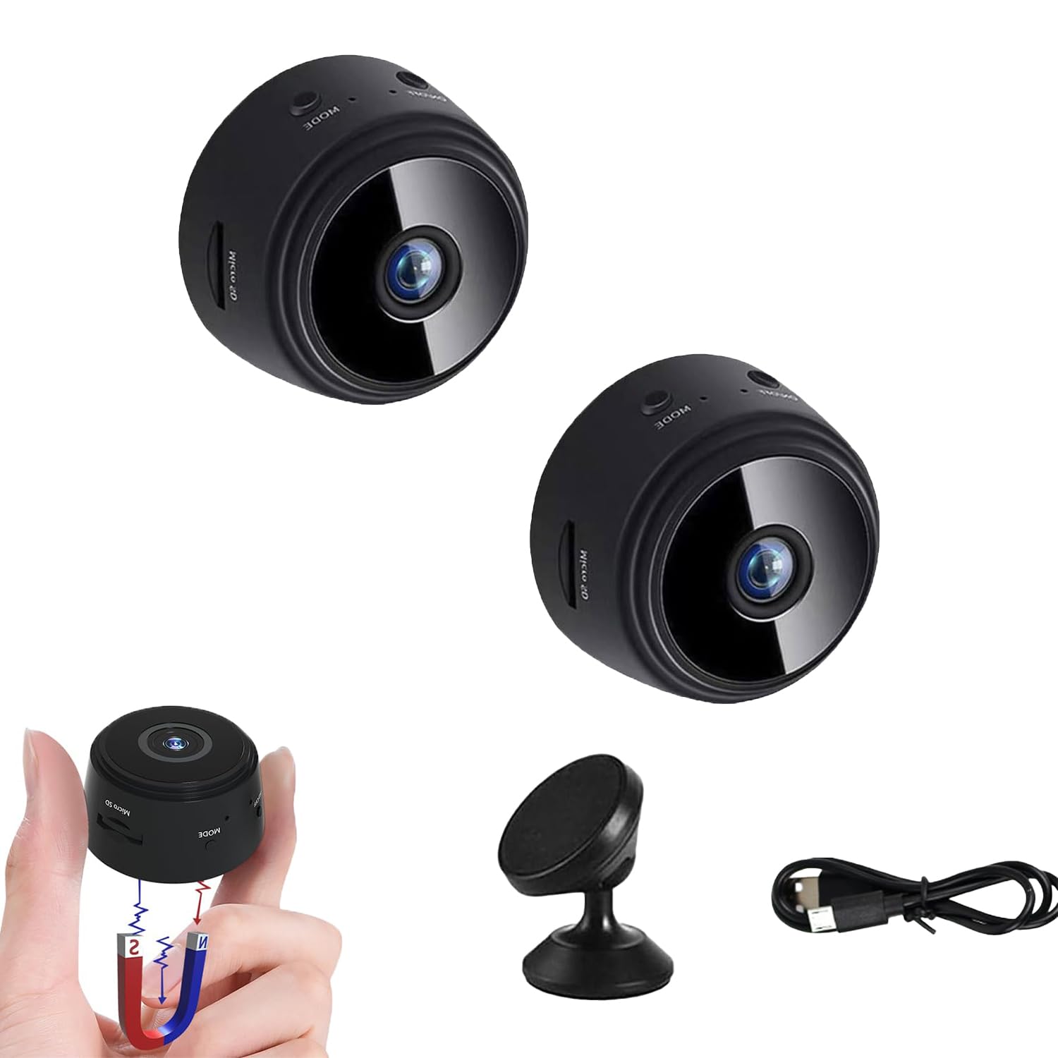 Outdoor Motion Hidden Camera OJXTZF Mini 1080P Hidden Camera,Portable