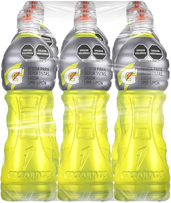 Gatorade, Sabor a Lima Limón, 6 Pack Pet, 1L. : Amazon.com.mx ...