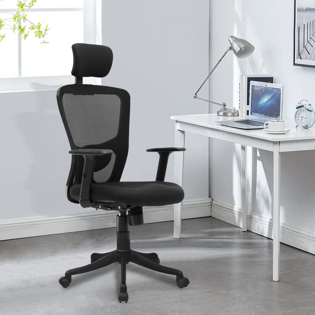 NEUDOT Astro High Back Ergonomic Office Chair | Black : Amazon.in: Home ...