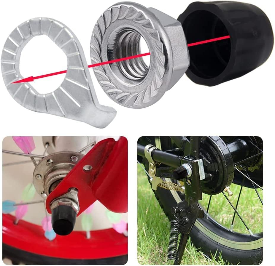Snapklik.com : YINARONG Bicycle Hub Flanged Axle Nut Safety Washer And ...