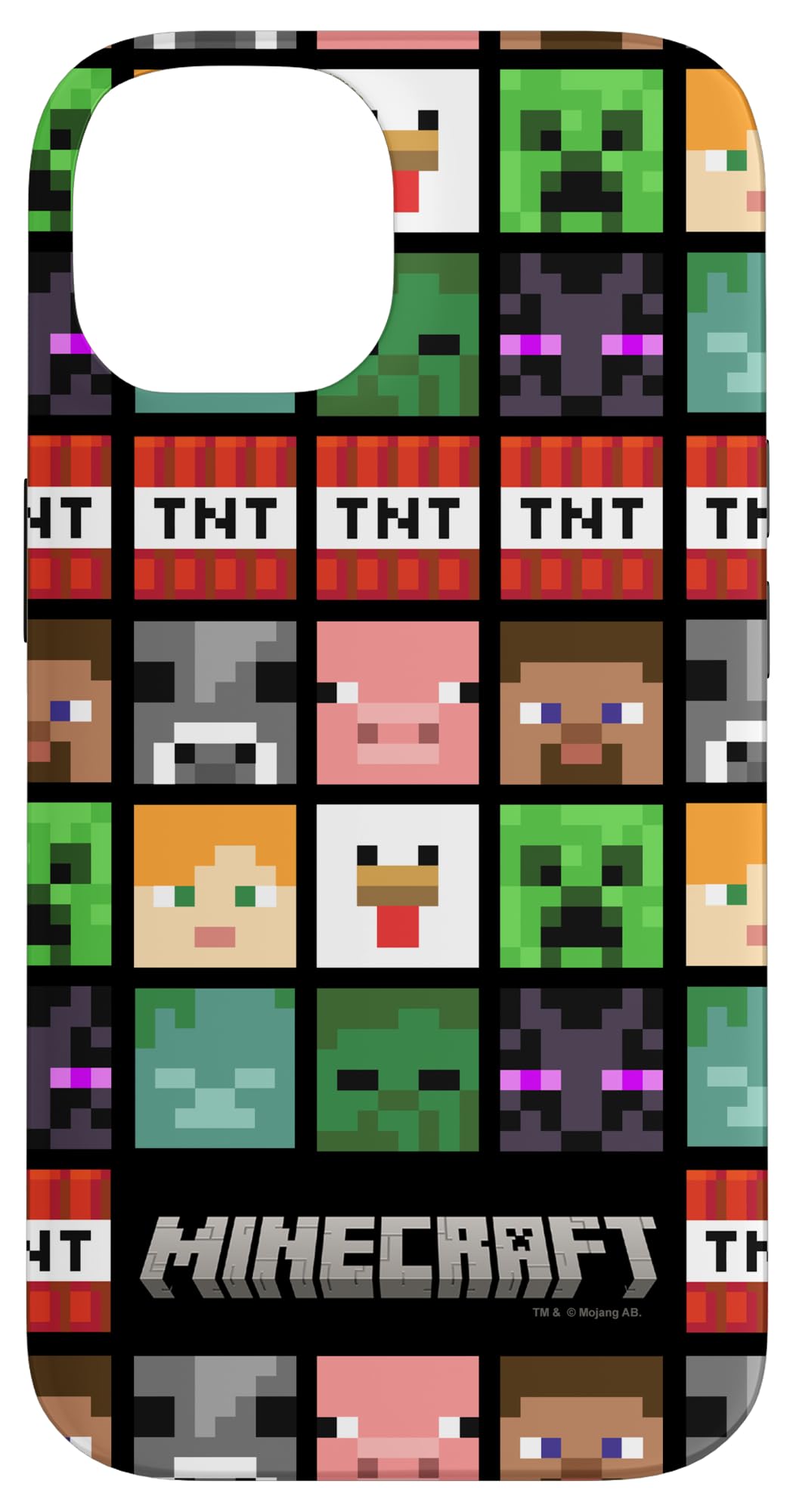 Amazon.com: iPhone 14 Minecraft Group Shot Faces Collage Case : Cell ...