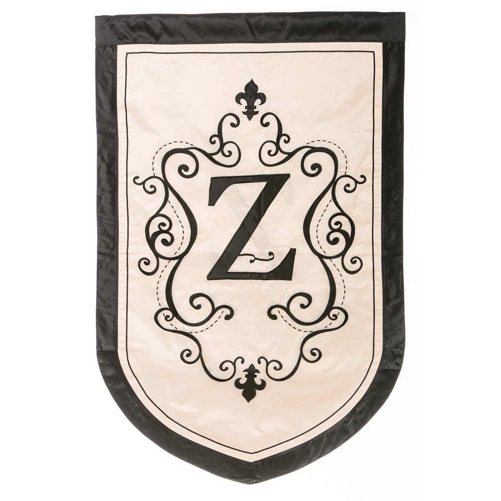Amazon.com : Monogram Estate Size Flag - Z : Outdoor Flags : Patio ...