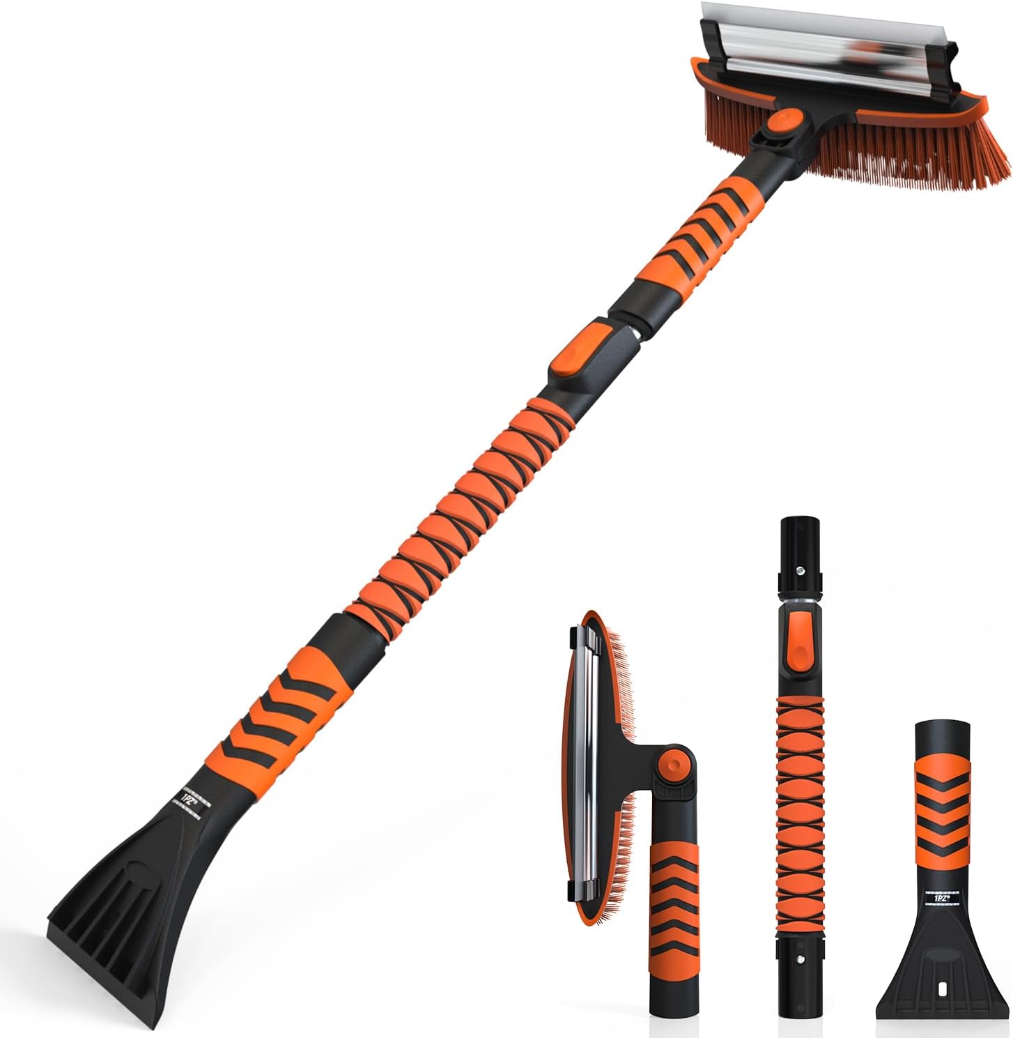 Amazon.com: 47.3" Ice Scrapers for Car Windshield, 2 in 1 Snow Brush ...