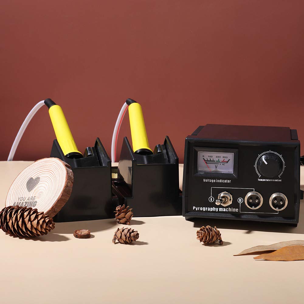 SEAAN Pyrography Machine, Upgraded Wood Burning Kit, Adjustable ...