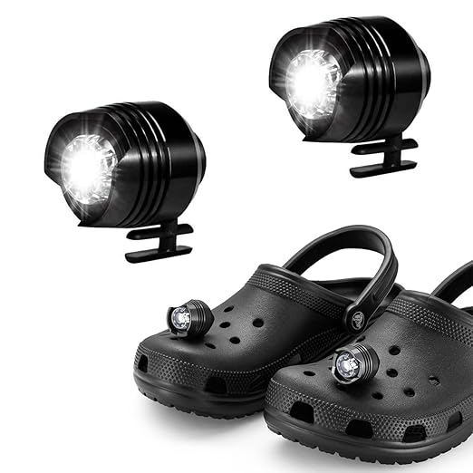 ELEPHANTBOAT® 2pcs LED Light Installed on Crocs Shoes for Men ...