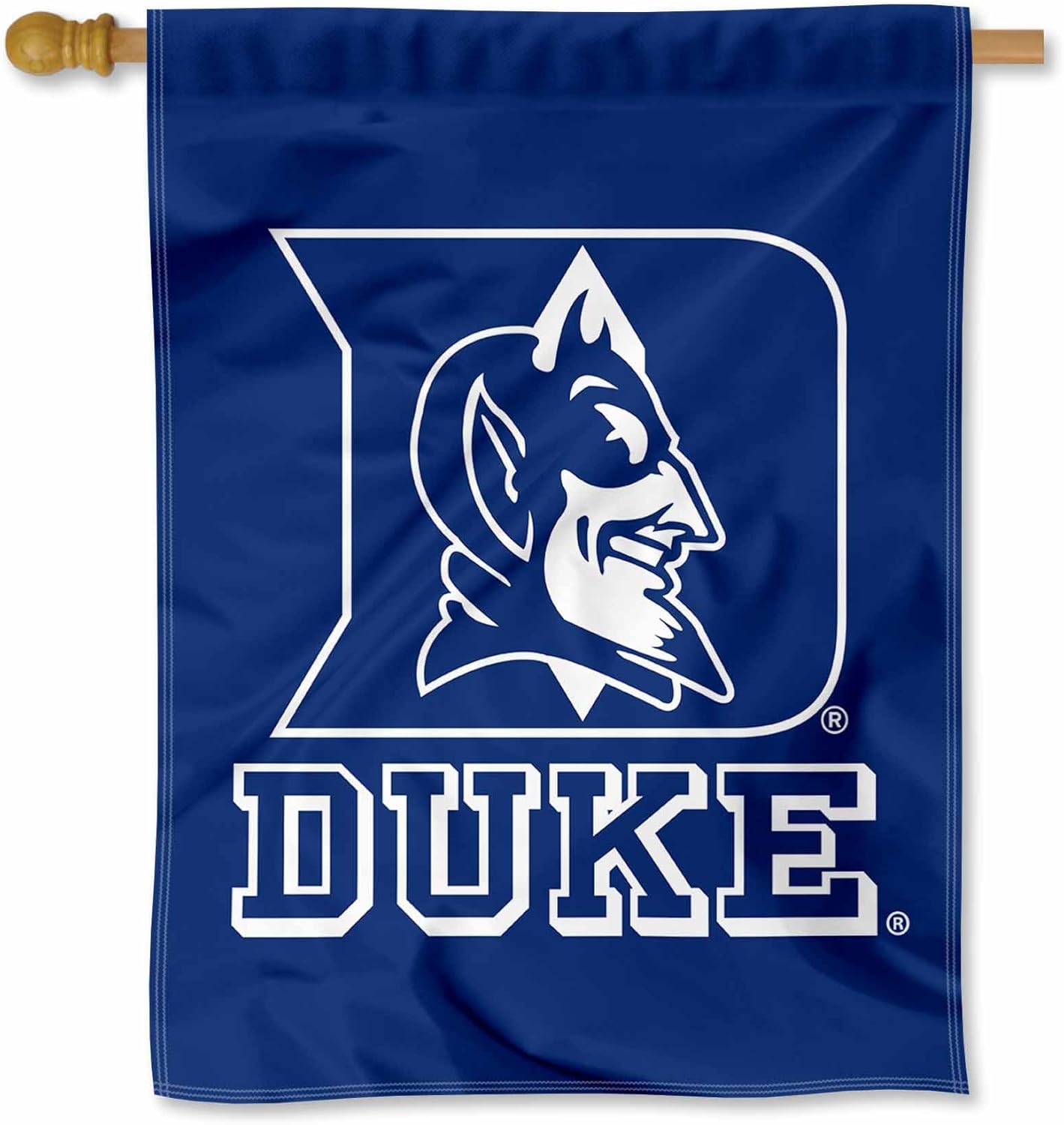 Amazon.com : Duke Blue Devils Wordmark Double Sided House Banner Flag ...