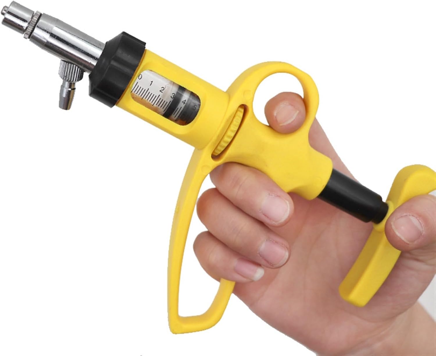 5/10ML Livestock Syringe Injector, Adjustable Livestock Injection Gun ...