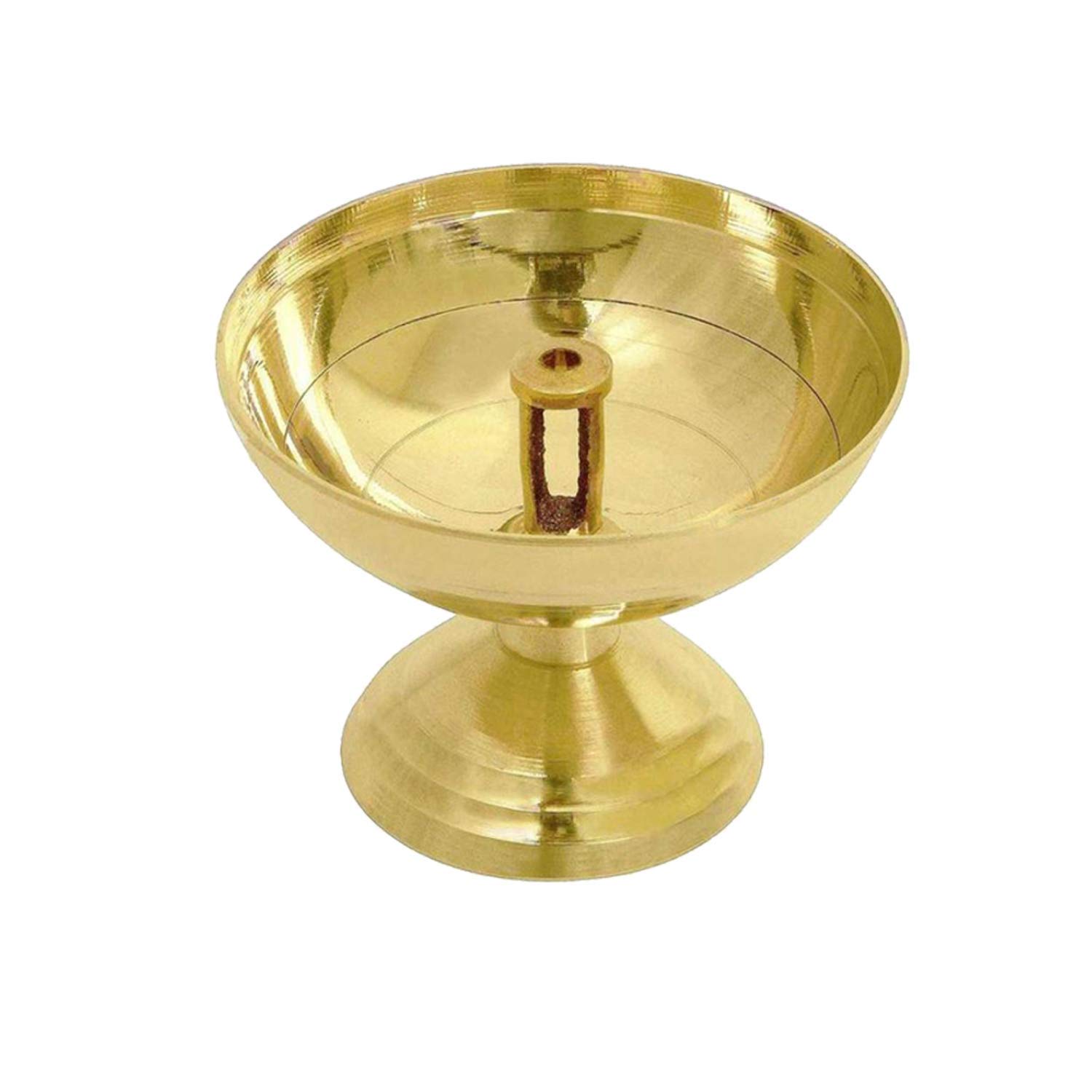 Buy A&S Ventures Brass Akhand Jyot Diya/Akand Jot Diya/Oil Lamp/Aarti ...