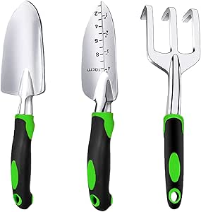 Amazon.com : Garden Tool Set, 3 Piece Gardening Tools Includes Garden ...