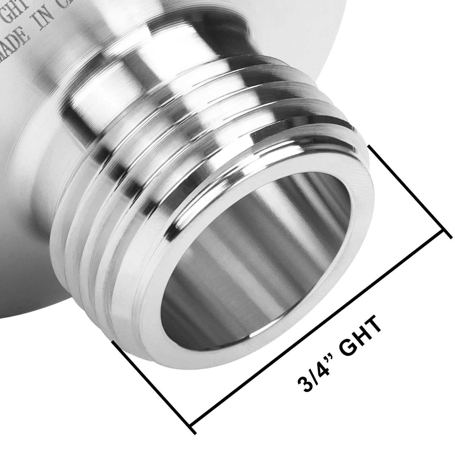 Snapklik.com : DERNORD Sanitary 3/4" Male Garden Hose Threaded Pipe ...