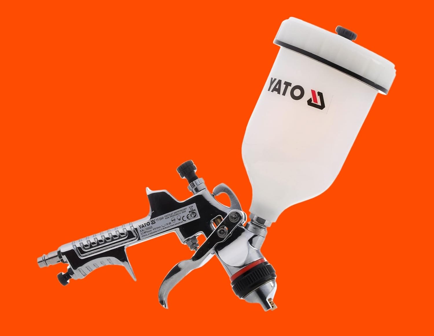 Yato YT-2341 Spray Gun With Fluid Cup, 0.6 L : Buy Online at Best Price ...