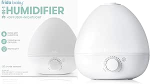 Frida Baby 3-in-1 Cool Mist Humidifier for Baby | Diffuser + Nightlight ...