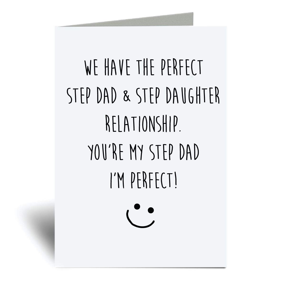 Funny Step Daughter Quotes Step Dad Birthday Card Well Done Funny