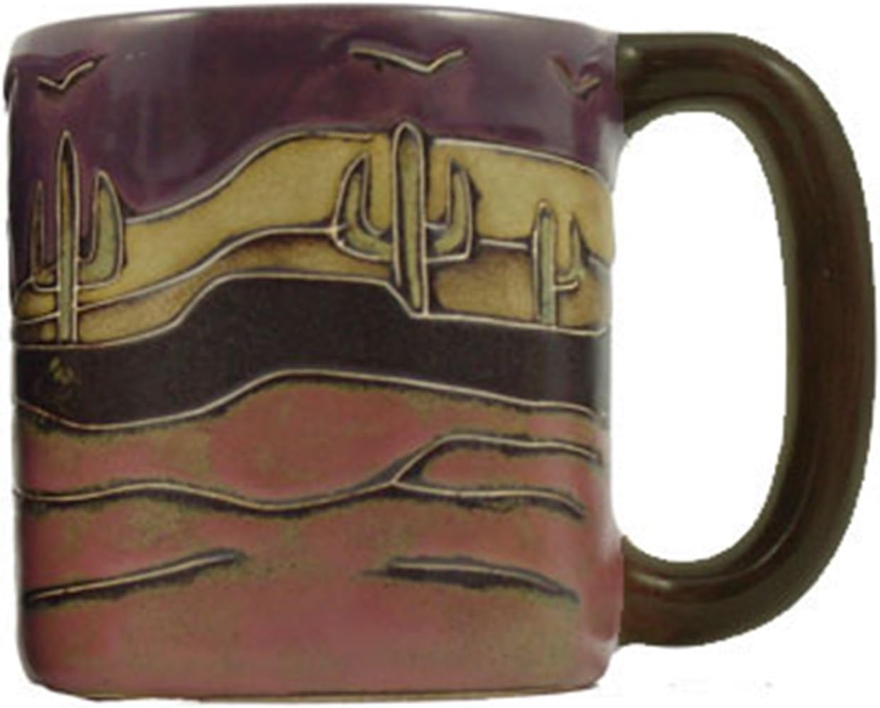 Amazon.com | Mara Stoneware Mug - Cactus - 16 oz: Coffee Cups & Mugs