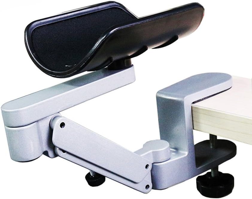 360° Rotatable Ergonomic Arm Rest for Desk - Office Elbow Support with ...
