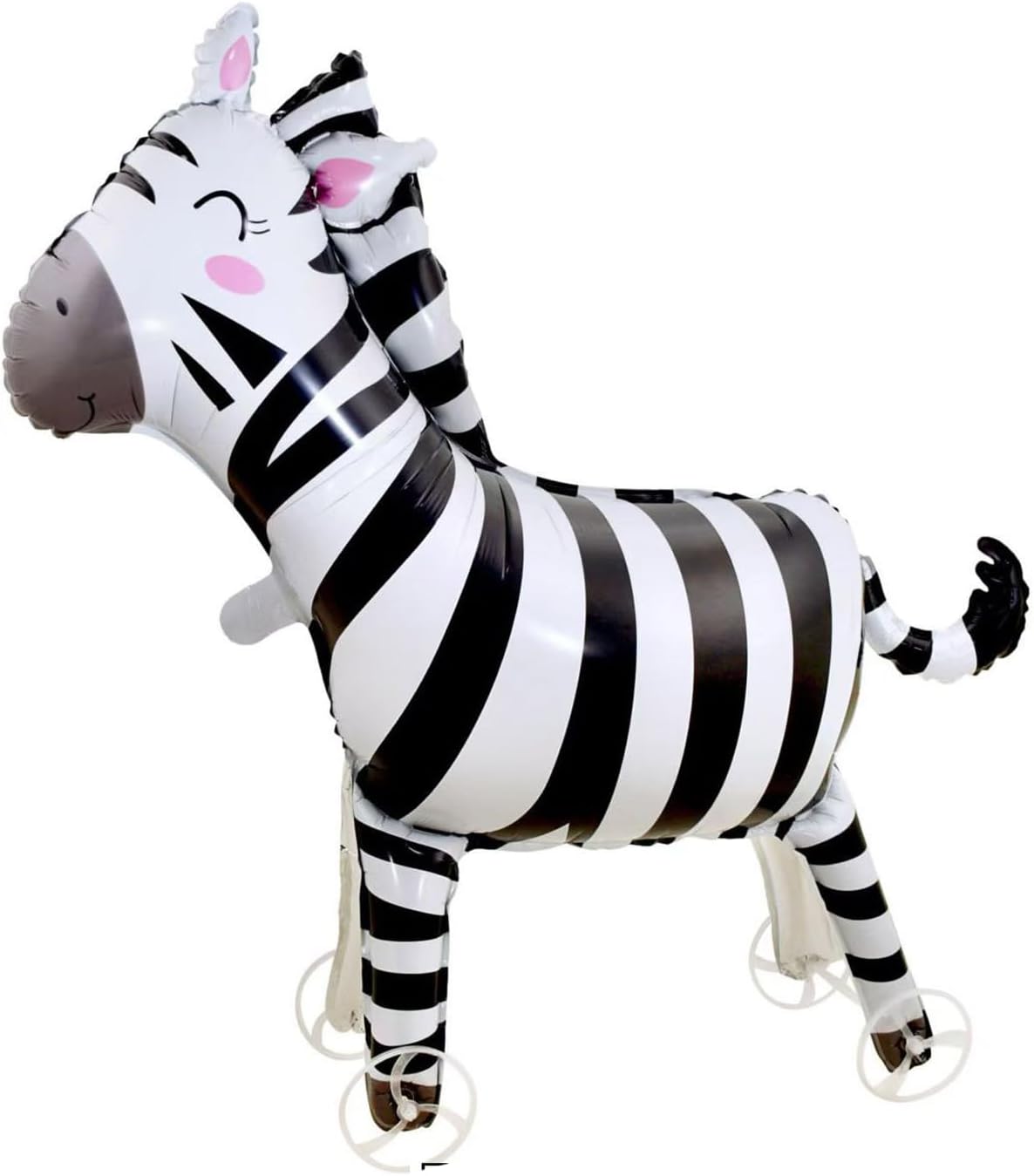 Amazon.com: Zebra Balloons Kids Toys Walking on Wheels Zebra Animal Foil Balloons Farm Children ...