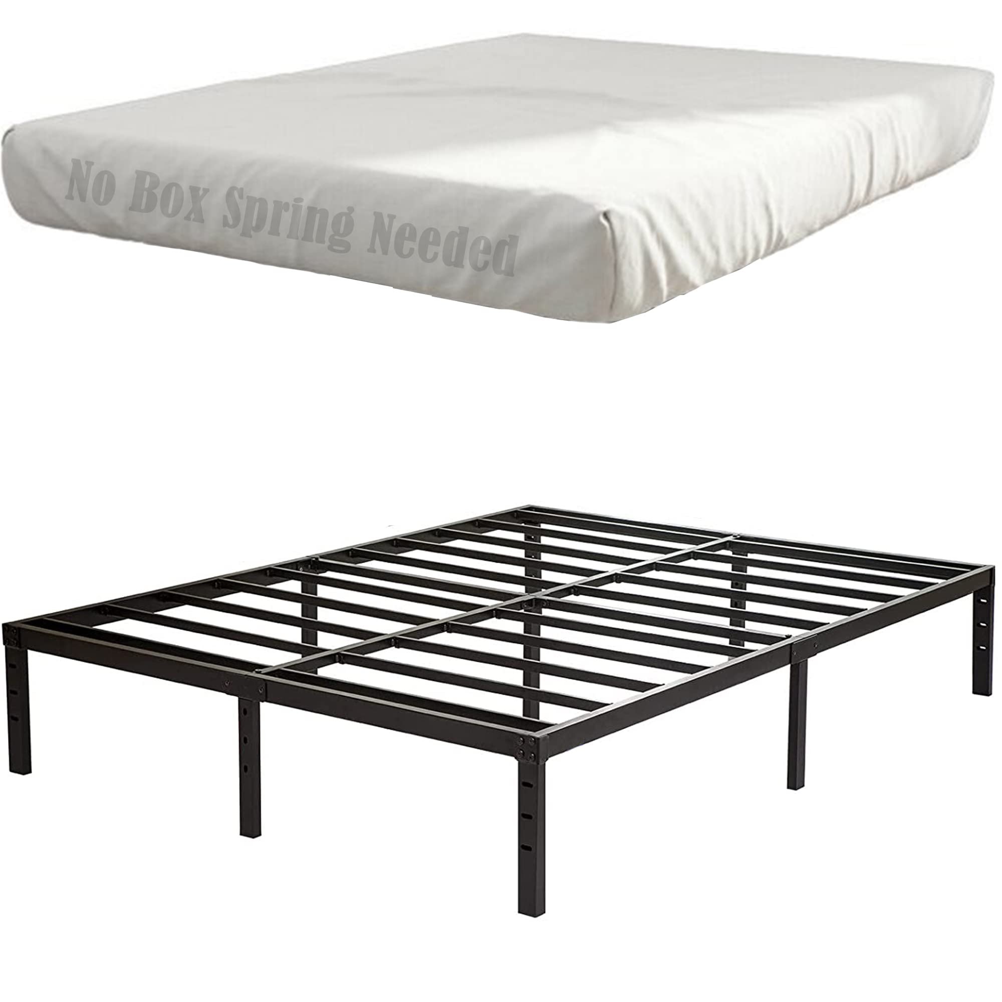 Buy Mombinus King Size Bed Frame 14 Inch Reinforced King Platform Bed buy-mombinus-king-size-bed-frame-14-inch-reinforced-king-platform-bed