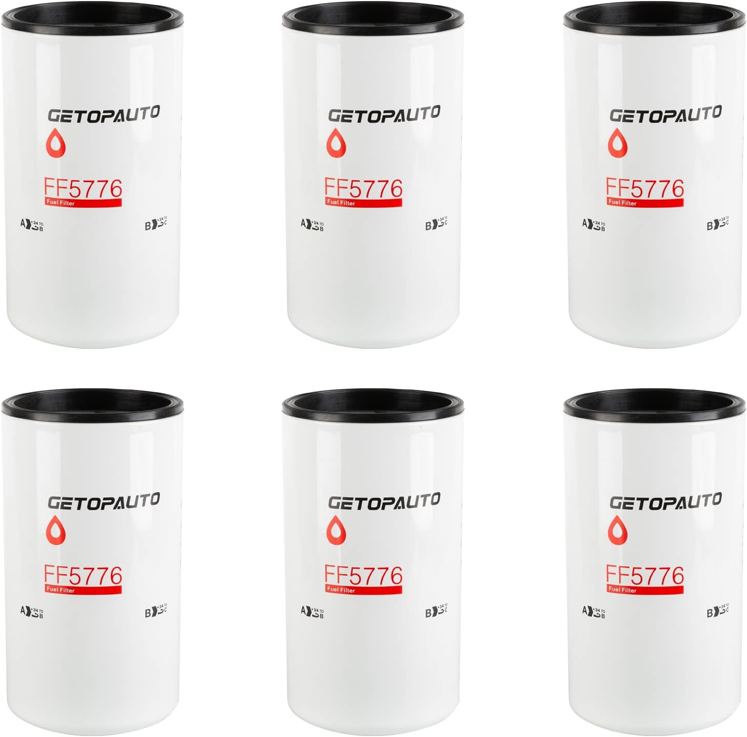 Amazon.com: GETOPAUTO FF5776 Fuel Filter Compatible with Cummins ...